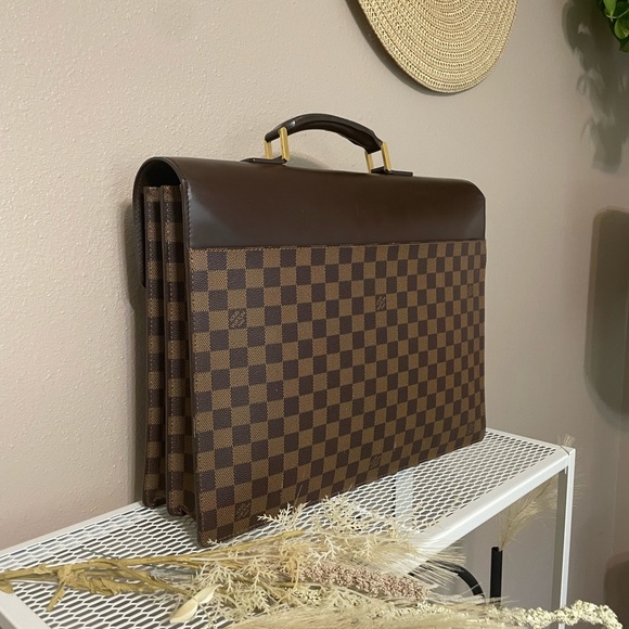 Louis Vuitton | Bags | 204 Louis Vuitton Brief Case Bag Authentication ...